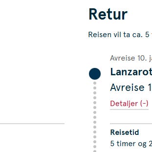 2 biletter Oslo- Las Palmas 15.01.26 | FINN-torget