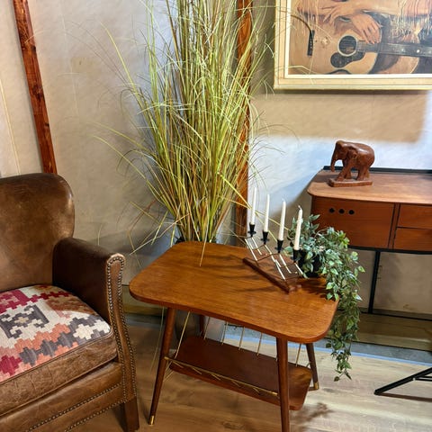 Nylig renovert retro teak salongbord. | FINN-torget