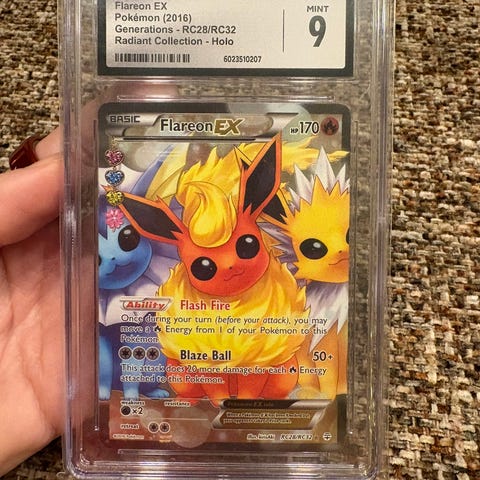 Pokemon kort - Flareon - EX Delta Species PSA 6 | FINN-torget