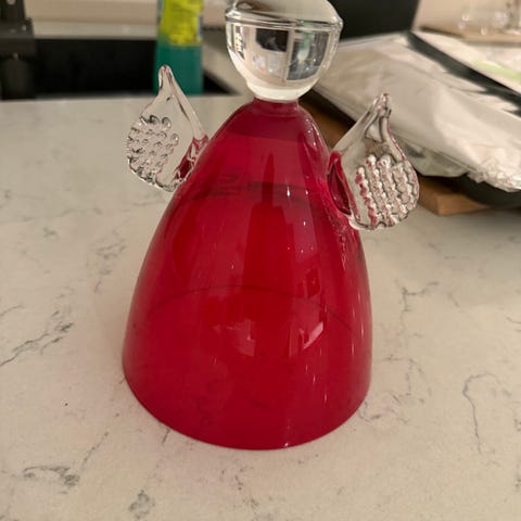 2 stk Hadeland Glassverk Sparkling Christmas engler | FINN-torget