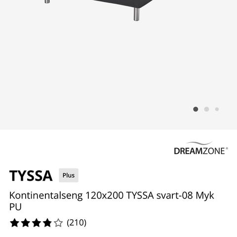 120 seng fra Jysk | FINN-torget