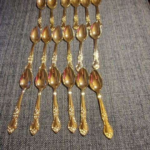 6 Frukt kniver og 12 kniver, Vintage fra Atkinson Brothers Sheffield ...