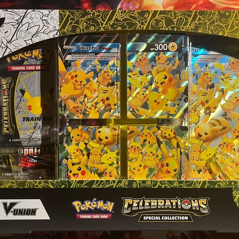 Pikachu V-Union SWSH139 Jumbo Promo Celebrations 25th Pokemon Card ...