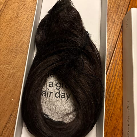 Ponytail Extensions light volume Brown Ash Blonde Balayge | FINN-torget