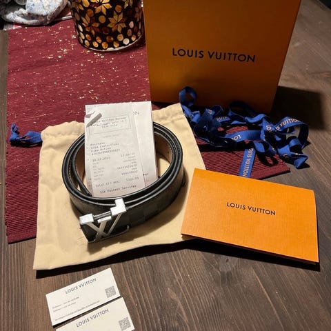 Pent brukt Louis Vuitton Belte | FINN-torget