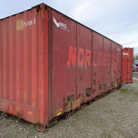 10 fot container grei stand | FINN-torget