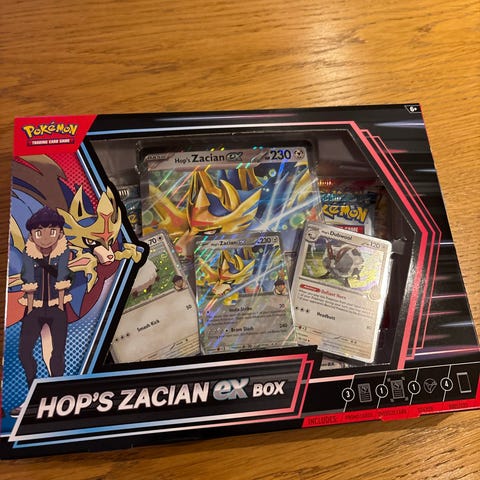 Pokémon - Hop's Zacian EX Journey Together 186/159 | FINN-torget