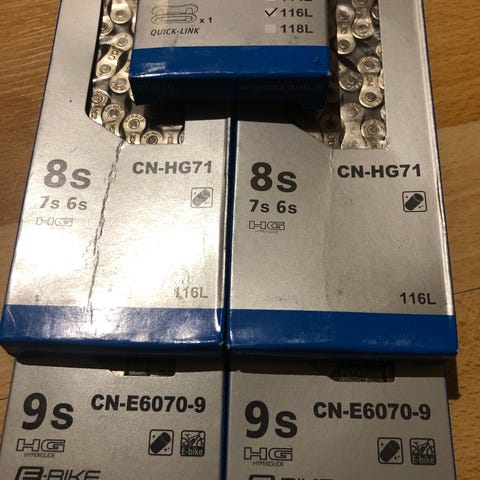 8 delt Shimano CS-HG51, CN-HG71. Cassette/Chain | FINN-torget