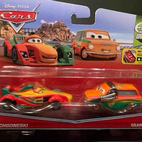 Disney Pixar Cars, Grem & Damaged Rod Torque Redline, Exclusive, 2010 ...