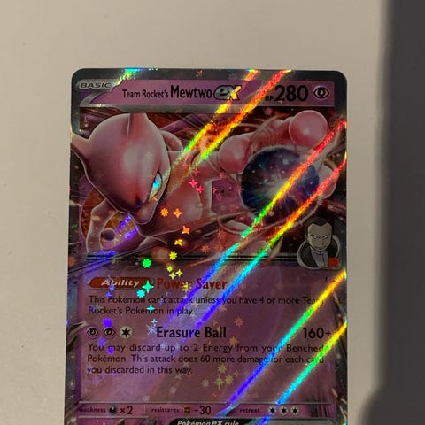 Team Rocket's Mewtwo Ex #216 Pokemon Promo | FINN-torget