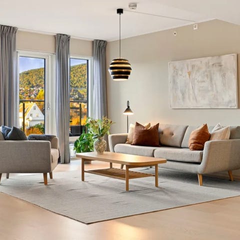 Nylig renovert retro teak salongbord. | FINN-torget