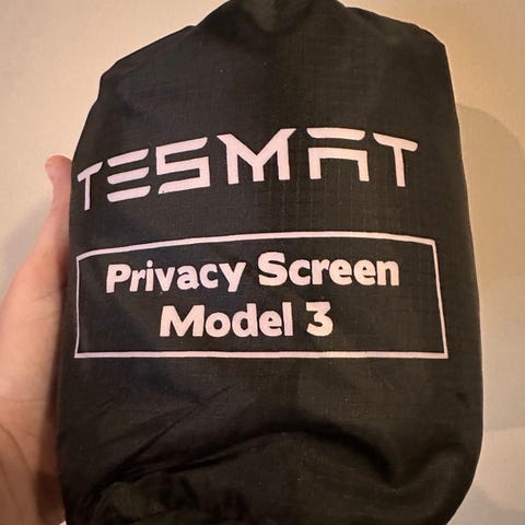 TESMAT Privacy Screen / vindusgardin for Tesla Model 3 | FINN-torget