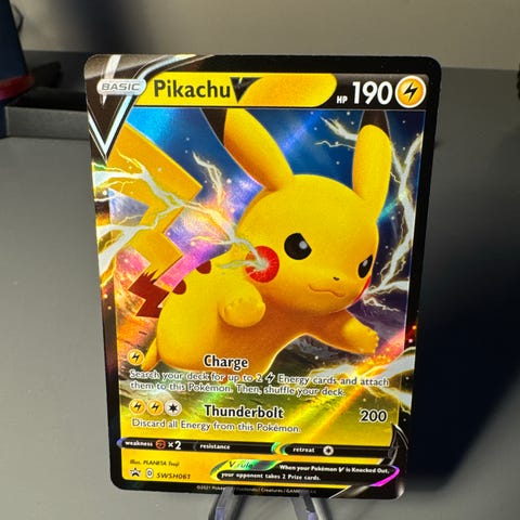 Pikachu V-Union SWSH139 Jumbo Promo Celebrations 25th Pokemon Card ...