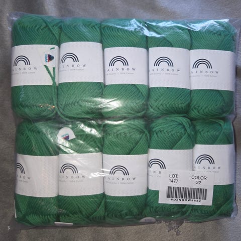 10 stk Rainbow 8/8 100% Cotton | FINN-torget