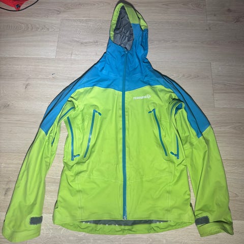 Norrøna Falketind Gore-Tex Jakke dame S grønn og blå | FINN-torget