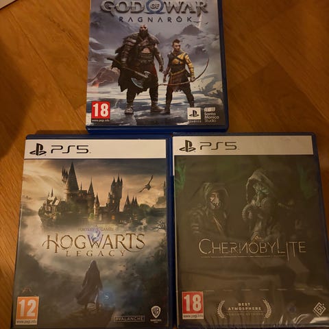 PS5 Pakke: Hogwarts Legacy (HELT NYTT/UÅPNET) + DualSense-kontroller ...