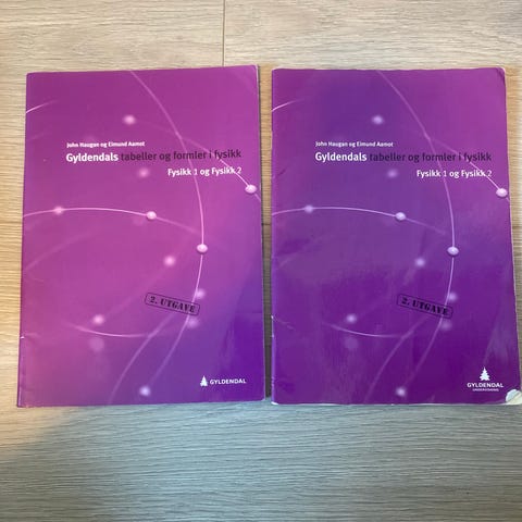 Tabeller og former i fysikk | FINN-torget