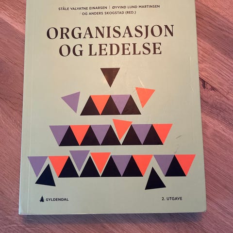 Organisasjon og ledelse lærebok Økonomi og administrasjon | FINN-torget