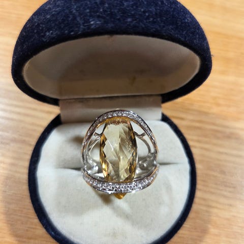 Swarovski - Matrix Drop Cut - Ring - Silver | FINN-torget