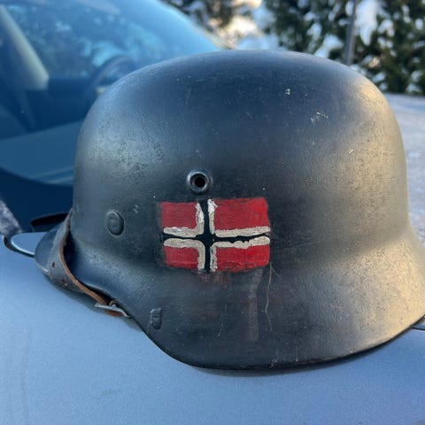 Tysk hjelm M42 Reicharbeitdienst. | FINN-torget