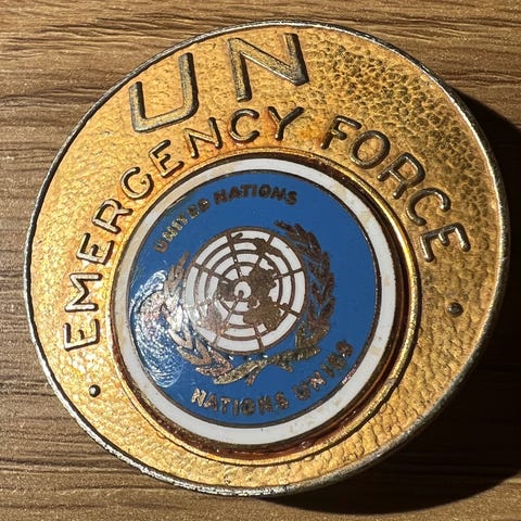 FN-medalje – UNEF Gaza 1957 | FINN-torget