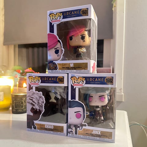 Funko Pop! Jinx & Vi | Arcane (1602) & (1601) | FINN-torget