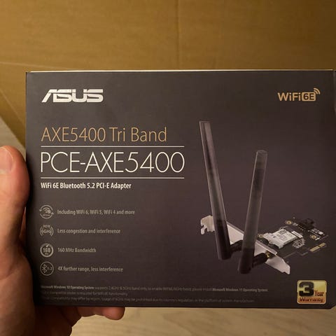 ASUS PCE-AX1800 WiFi-adapter PCIe AX1800 svart | FINN-torget