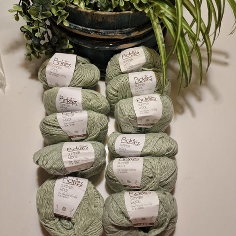 Summer wool garn fra Pickles garn, farge ABPO15f | FINN-torget