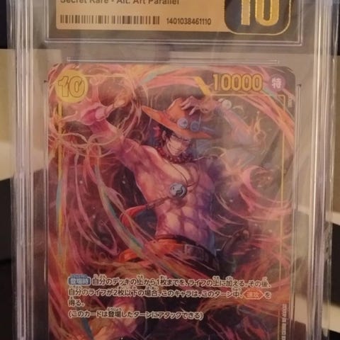 Issho OP03-078 Alternate Art, PSA GEM MT 10, Japansk, One Piece | FINN ...