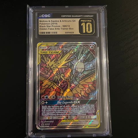 Pokemon kort - Moltres & Zapdos & Articuno - CGC Pristine 10 | FINN-torget