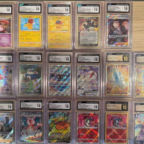 PSA graderte Pokemon og One Piece kort graded cards CGC BGS 10 Annonse ...