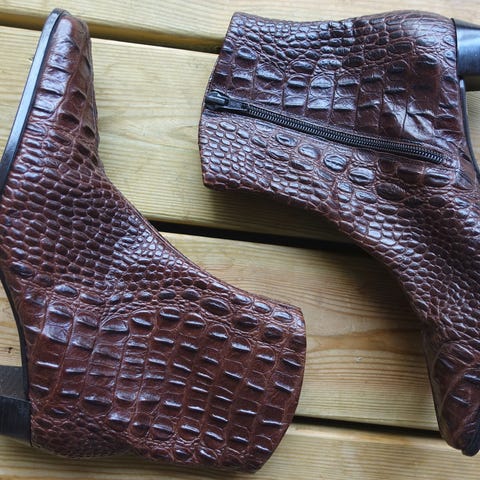 Svarte lakk skinn skoletter, av Peter Kaiser, størrelse 4,5 (37,5 ...