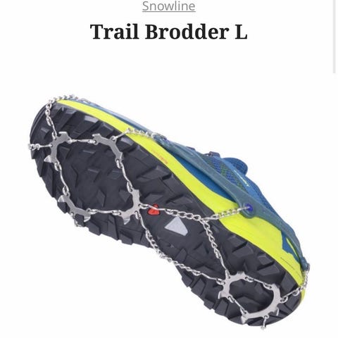 Brodder, Chainsen trail str S, passer sko str 32-36 | FINN-torget