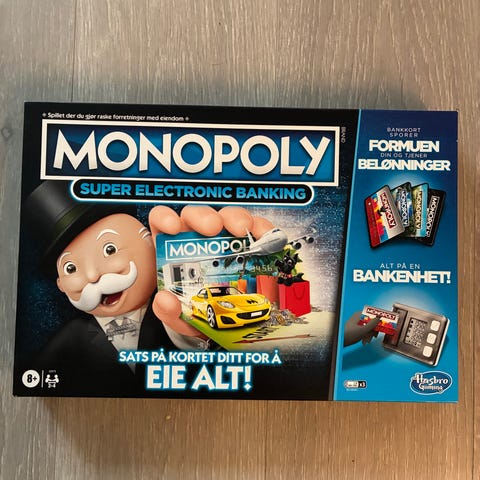 Monopol og Monopol Crazy Cash brettspill | FINN-torget