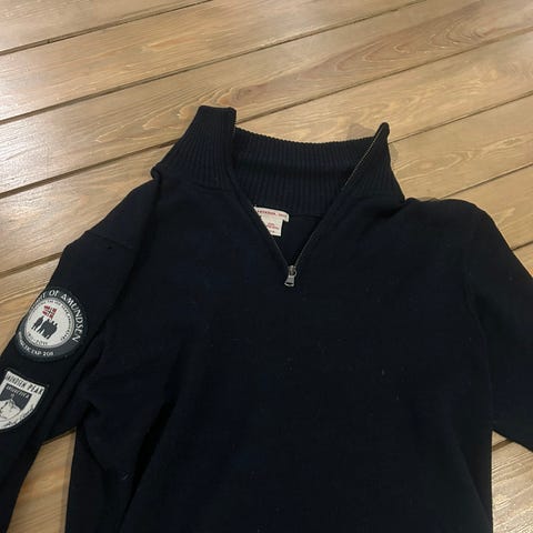 Amundsen Sports Peak Half Zip Mens Blå M | FINN-torget