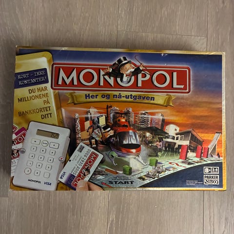 Monopol og Monopol Crazy Cash brettspill | FINN-torget