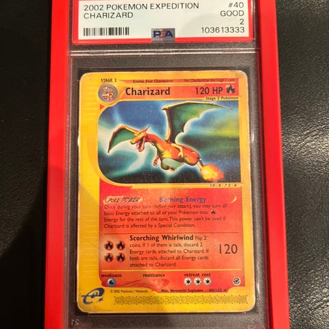 Charizard PSA 2 fra base set🔥 | FINN-torget
