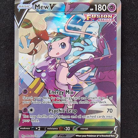 Pokémon Mew V Fusion Strike samlekort | FINN-torget