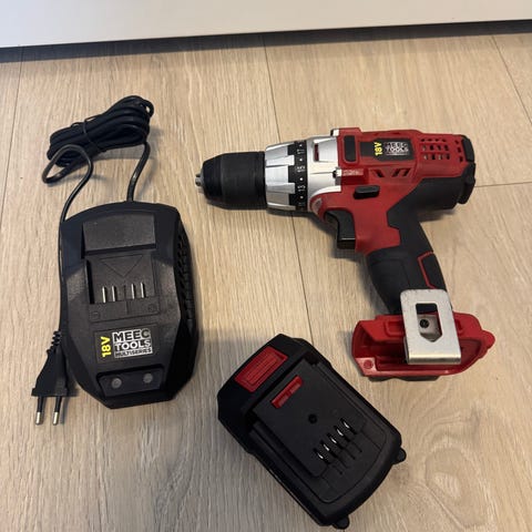 Meec Tools 18V muttertrekker -batteri og lader | FINN-torget