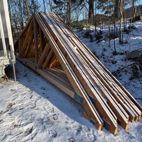 takstoler 10 meter 15stk | FINN-torget