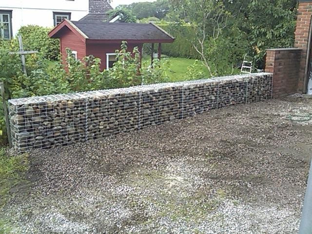 Gabion netting kasse til støttemur og gjerde 100x50x100 cm | FINN-torget