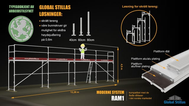 Stillas | til salgs | FINN Torget