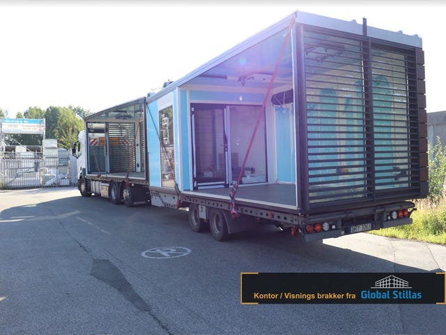 Moderne brakke / visnings brakke / kontor brakke / butikk - 6m x 5m ...