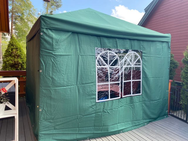 Paviljong hagetelt partytelt inkl ramme | FINN torget