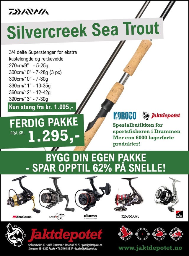 Fiskestenger | til salgs | FINN Torget