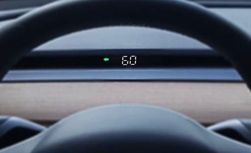 Diskrét Speedometer Tesla Model 3 & Y | FINN-torget