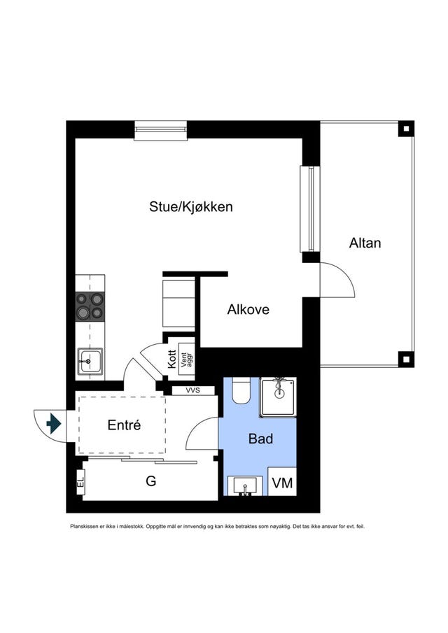 Strømmen - Din nye bolig? Tiltalende 1-roms selveier fra 2022 ...