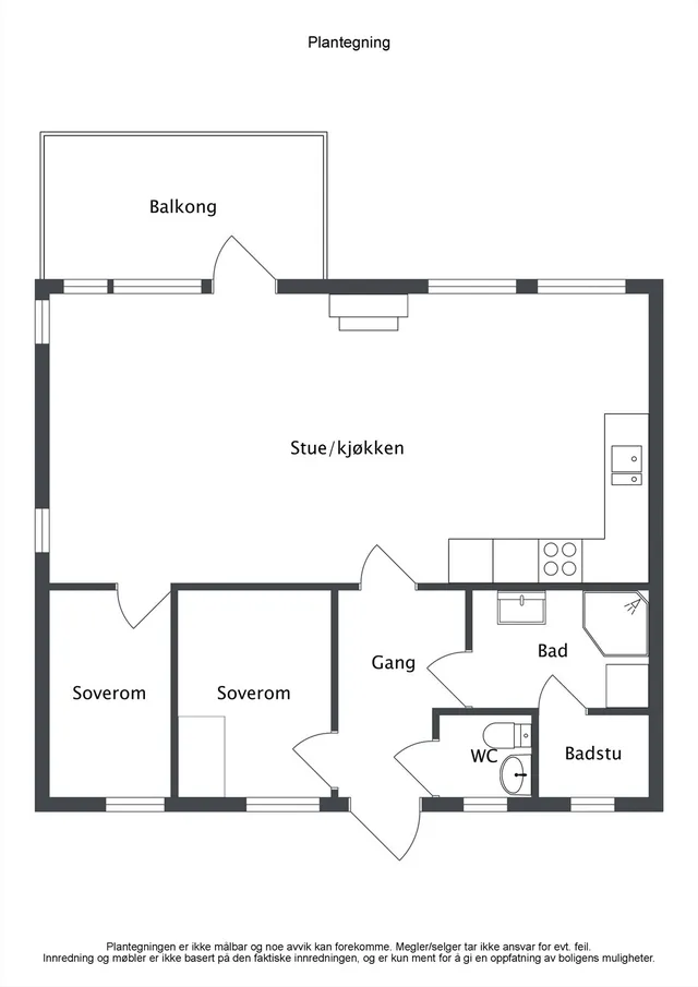 Pen 3-roms leilighet i 2. etg med panoramautsikt, garasjeplass, skibod ...