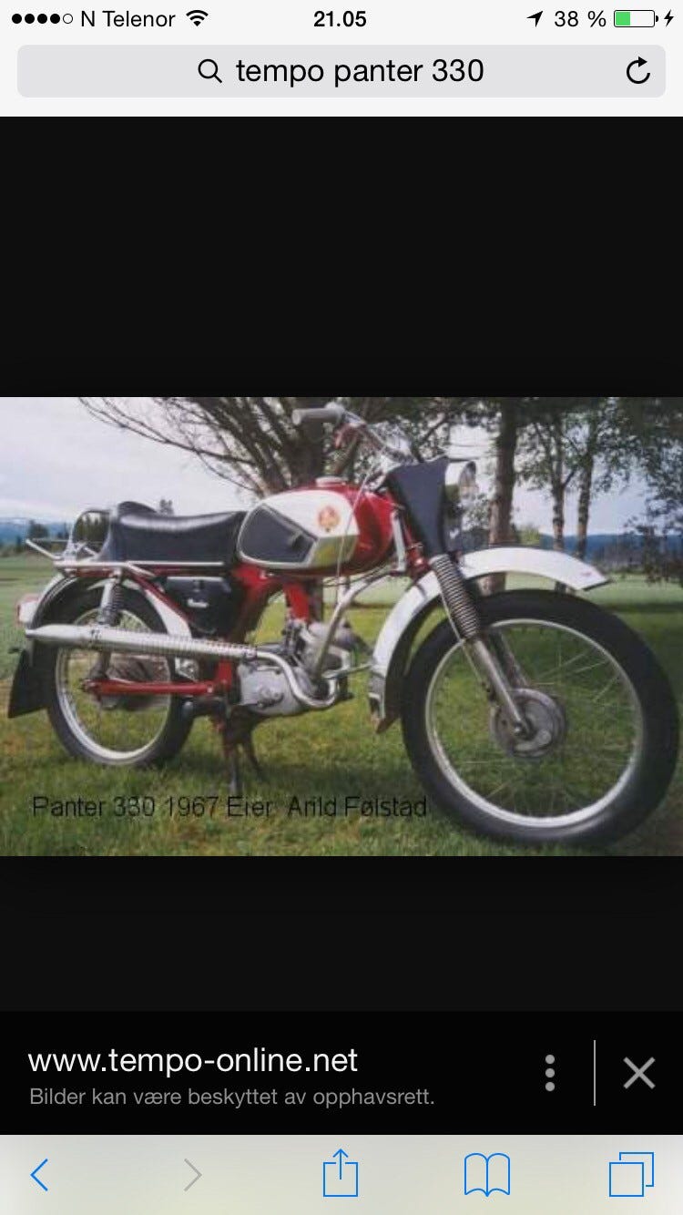 Tempo panter 340-360 deler ønskes kjøpt | FINN.no