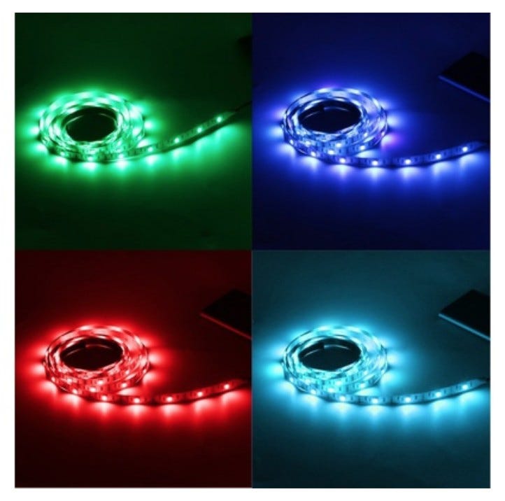 TV Ledlys LED - strips lys bak Gaming Led edlys til PC skjerm monitor ...